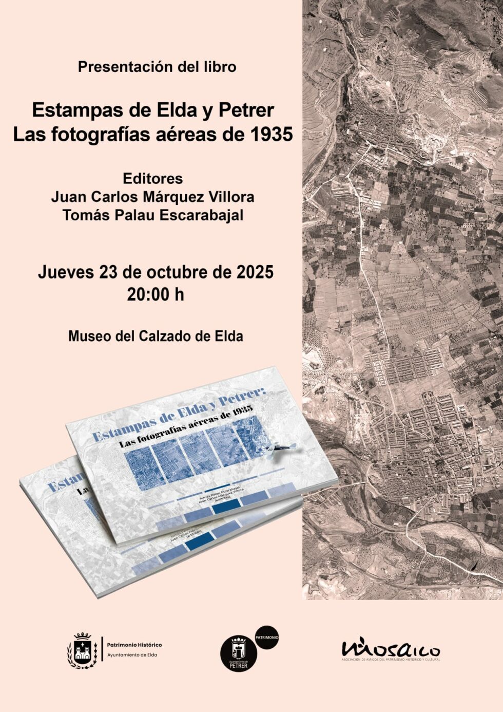 Elda recupera su historia desde el aire con la presentación del libro ...